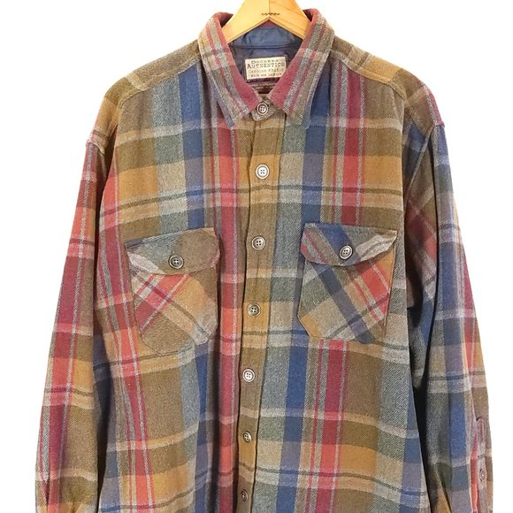Dockers | Shirts | Vintage Dockers Authentics Shirt Jacket Mens Xl ...